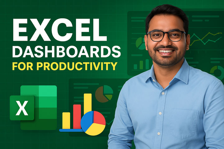 Boost Personal Productivity - Excel Dashboards - Juno School